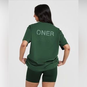 Oner Active | Tops | Oner Active Graphic Oversized Mirror Tshirt Xs ...